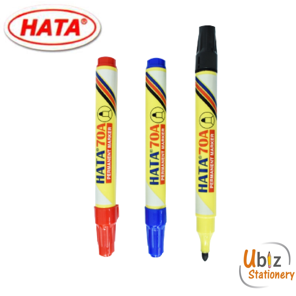 HATA 70A PERMANENT MARKER (BLACK/BLUE/RED) | Shopee Malaysia