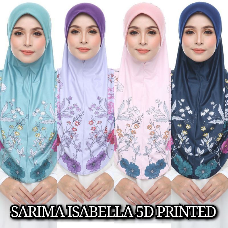 SARIMA ISABELLA 5D PRINTED (BORONG SAHAJA) | Shopee Malaysia