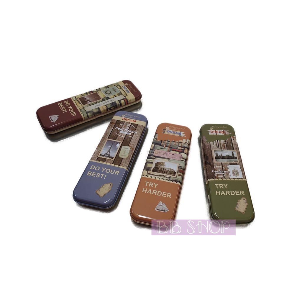 Metal Pencil Box 18.5cm*6.5cm*2cm HC-09243/07515 | Shopee Malaysia