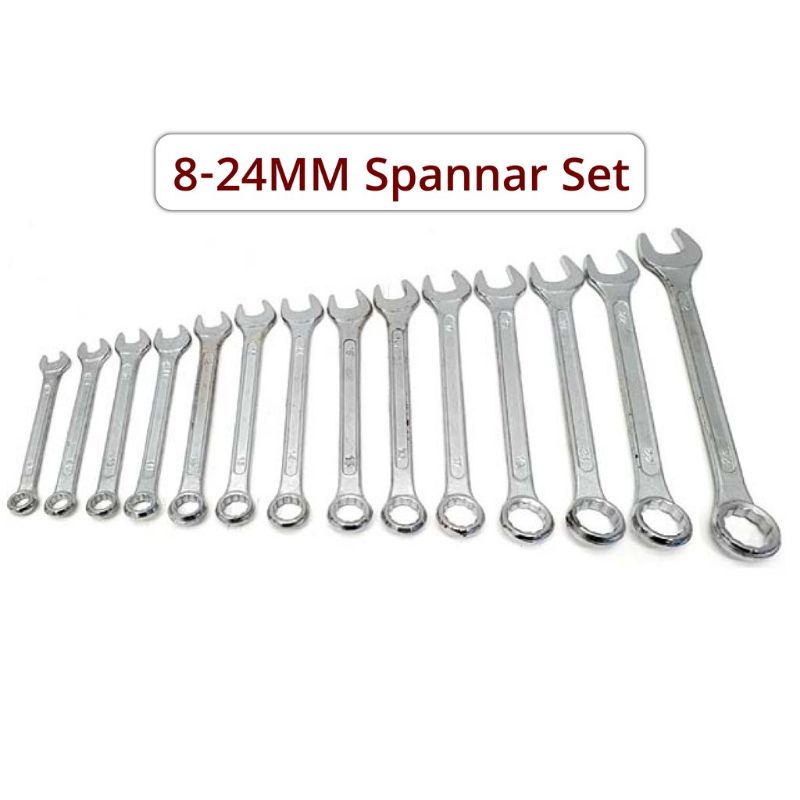 8-24MM Set Spannar combination Wrench 14 PCS Spanner Spanar Sepana ...