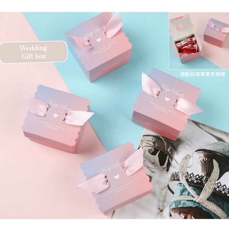 WEDDING GIFT BOX/DESIGN PRESENT BOX/souvenir box | Shopee Malaysia