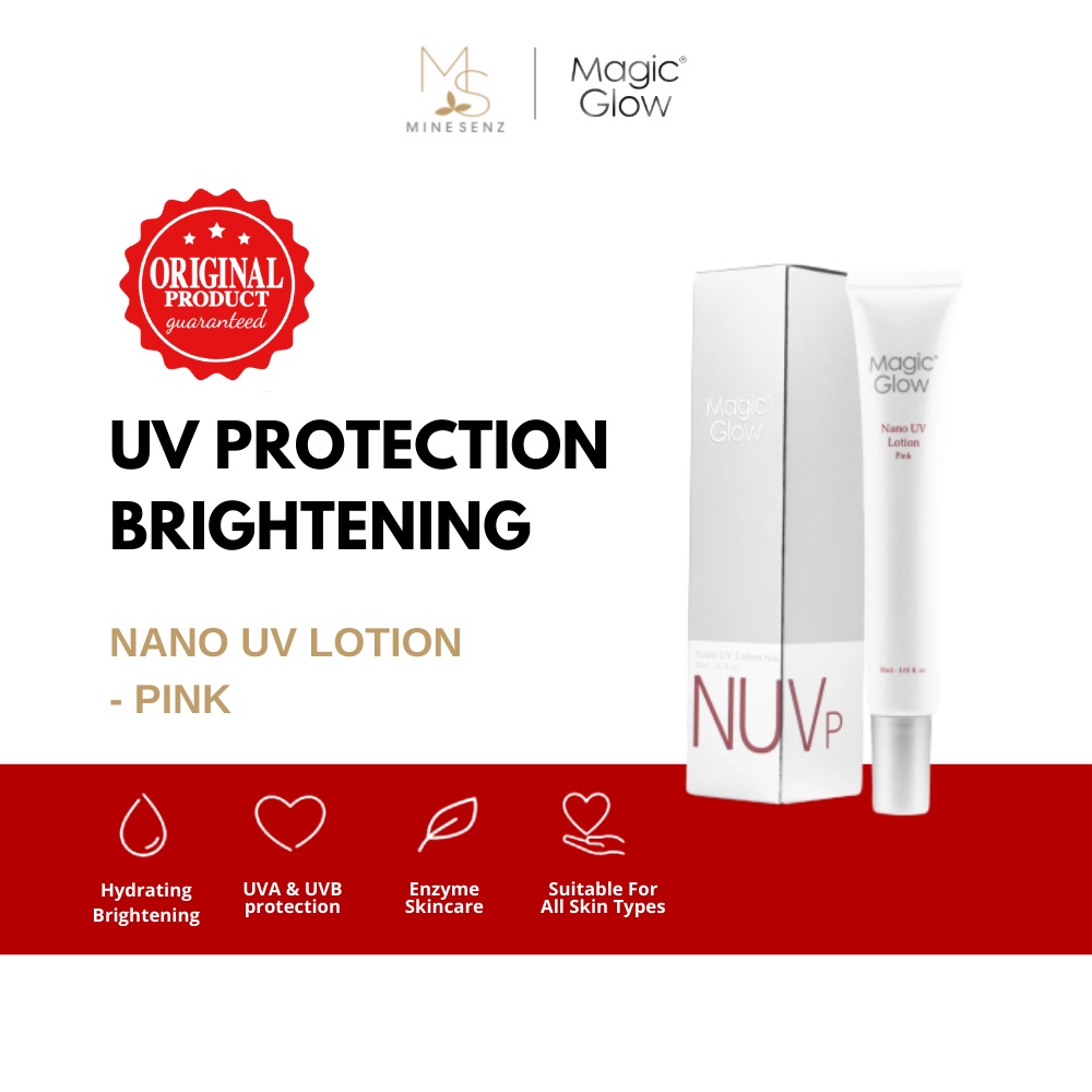 [ENZYME Derma Shine] Magic Glow® Nano UV Lotion (Pink) 30ml | Shopee Malaysia