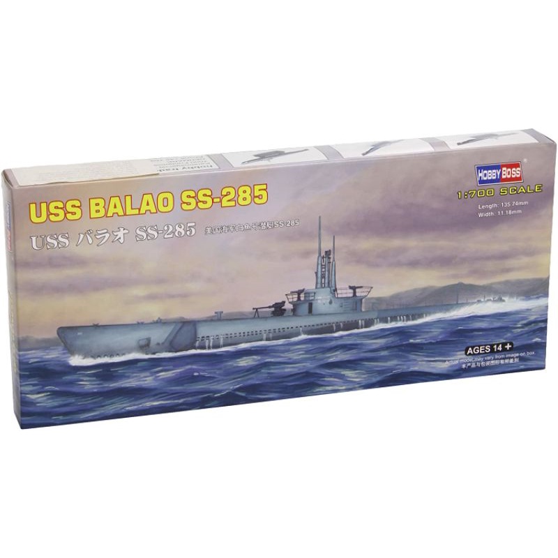 USS Balao SS-285 Submarine Brand Hobby boss 1/700 Kapal Navy | Shopee ...