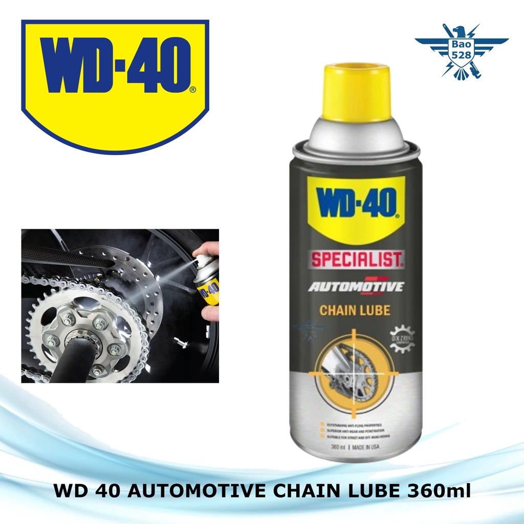 WD 40 AUTOMOTIVE CHAIN LUBE 360ml | Shopee Malaysia