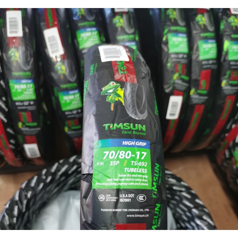 TIMSUN TAYAR TS692 60/80-17~120/70-17 SOFT COMPOUND TYRE HIGH GRIP ...