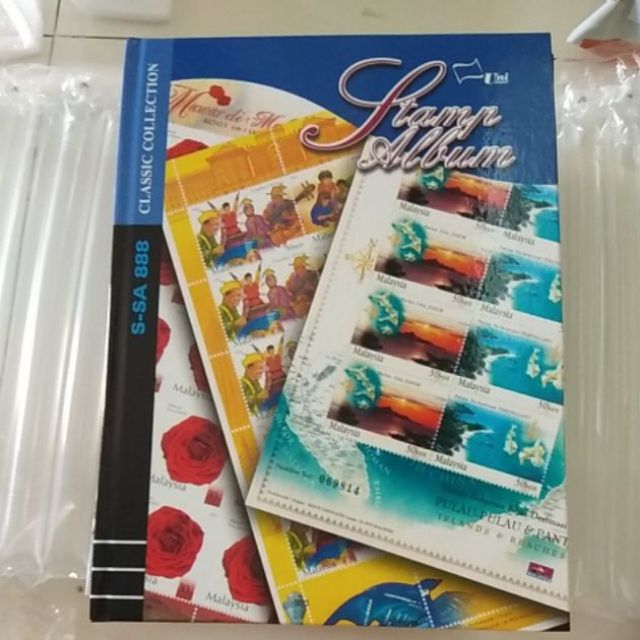 Unipaper Classic Medium Size Stamp Album Collections Album Setem 邮票簿 ...
