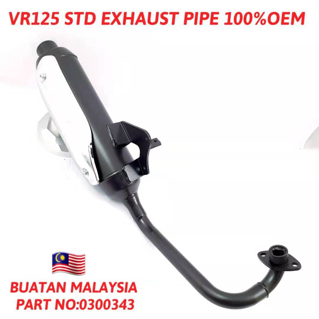 VR125 SUZUKI SCOOTER STD EXHAUST PIPE 100% OEM | Shopee Malaysia