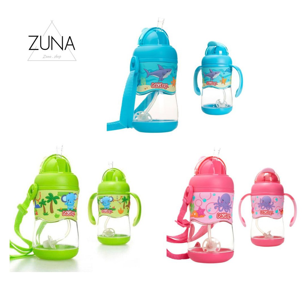 𝐎𝐑𝐈𝐆𝐈𝐍𝐀𝐋 𝐑𝐄𝐀𝐃𝐘 𝐒𝐓𝐎𝐂𝐊 ！！NUBY Active Sipeez 360 Tritan Flit It With Weighted Straw 400ml (13oz ...