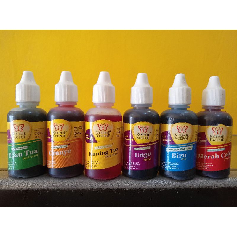 Koepoe Koepoe Food Coloring - 30ml | Shopee Malaysia