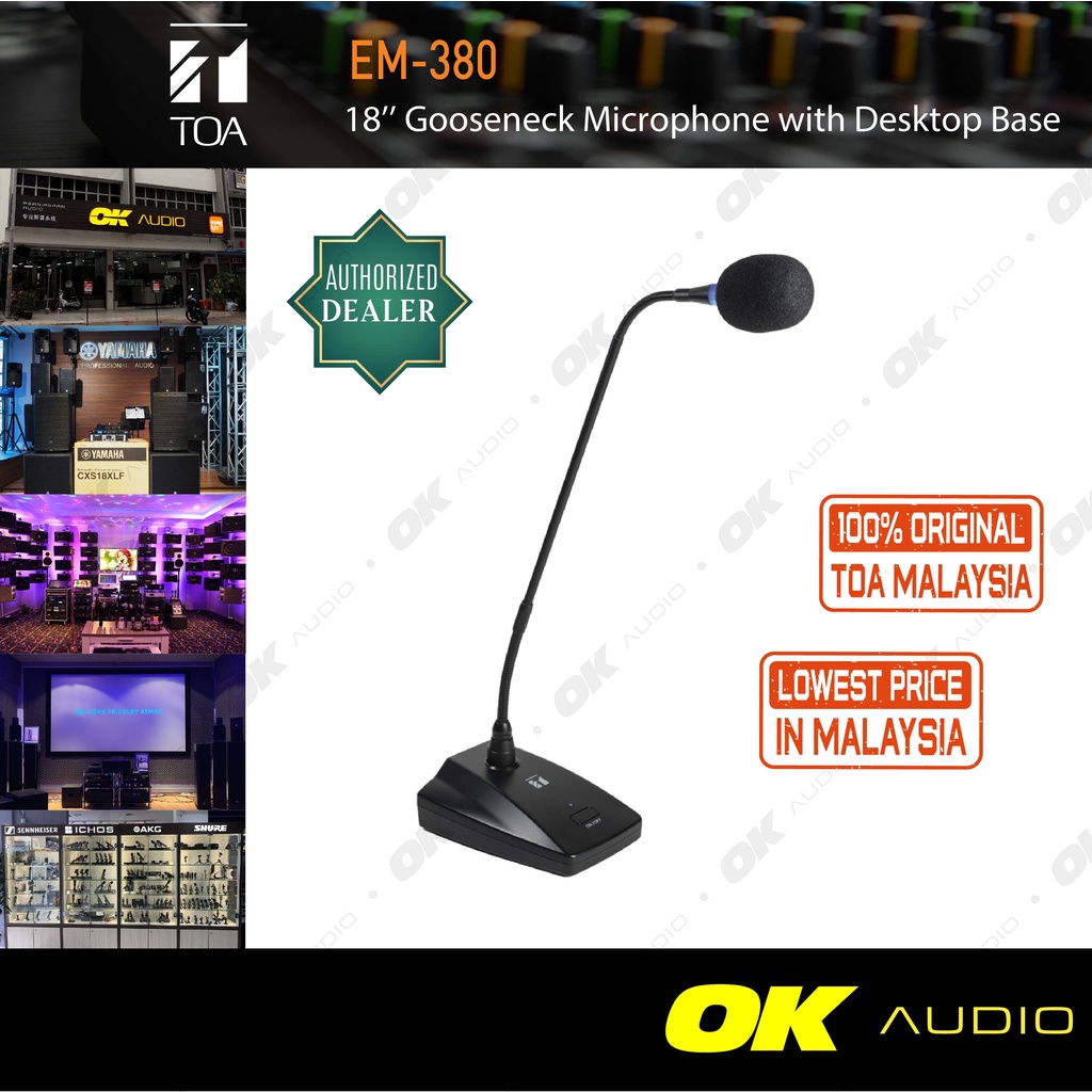 * LIMITED RAYA PROMOTION 2022 * TOA EM-380 / EM380 / EM 380 / EM-380AS ...