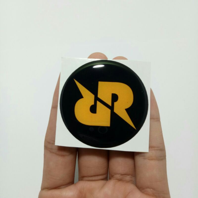 ReqReqRegumQeon or RRQ HOSHI logo flexible resin embossed stickers ...