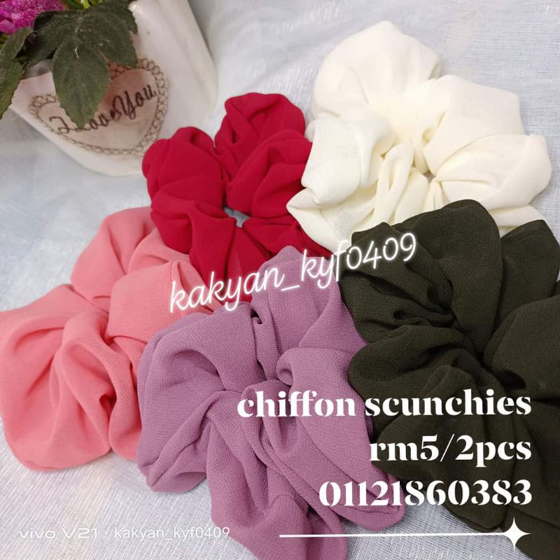 GETAH RAMBUT CHIFFON LEMBUT | Shopee Malaysia