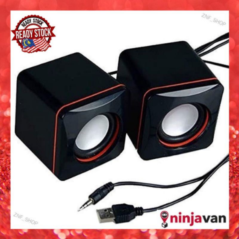 Portable Computer Speakers USB Powered Desktop Mini Speaker Bass Sound ...