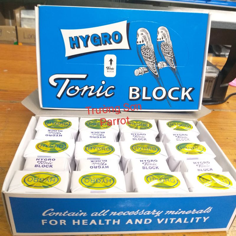 1 box of hygro tonic block mineral tablets for parrots and pet birds ...