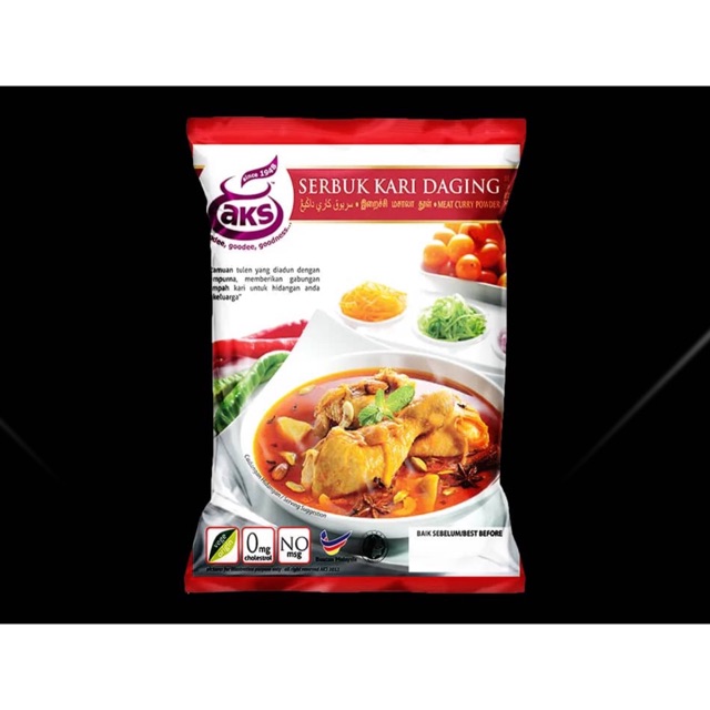 CLEARANCE BUY1 FREE 1!~AKS serbuk kari daging 250g/ meat curry powder ...