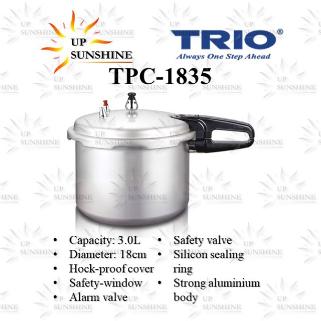 🔥 TRIO pressure cooker 🔥 | Shopee Malaysia