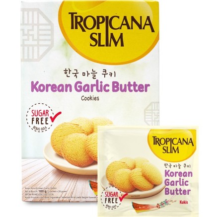 Tropicana Slim Korean Garlic Butter Cookies [100 gr] Biscuit Biscuit ...