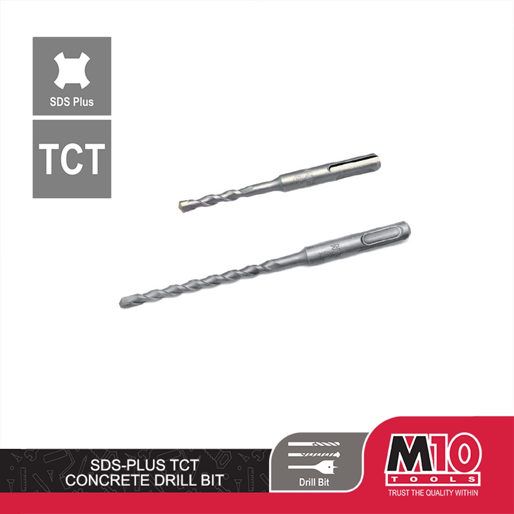 M10 Sds Plus Tct Concrete Drill Bit 5 5 5 6 6 5 8 10 11