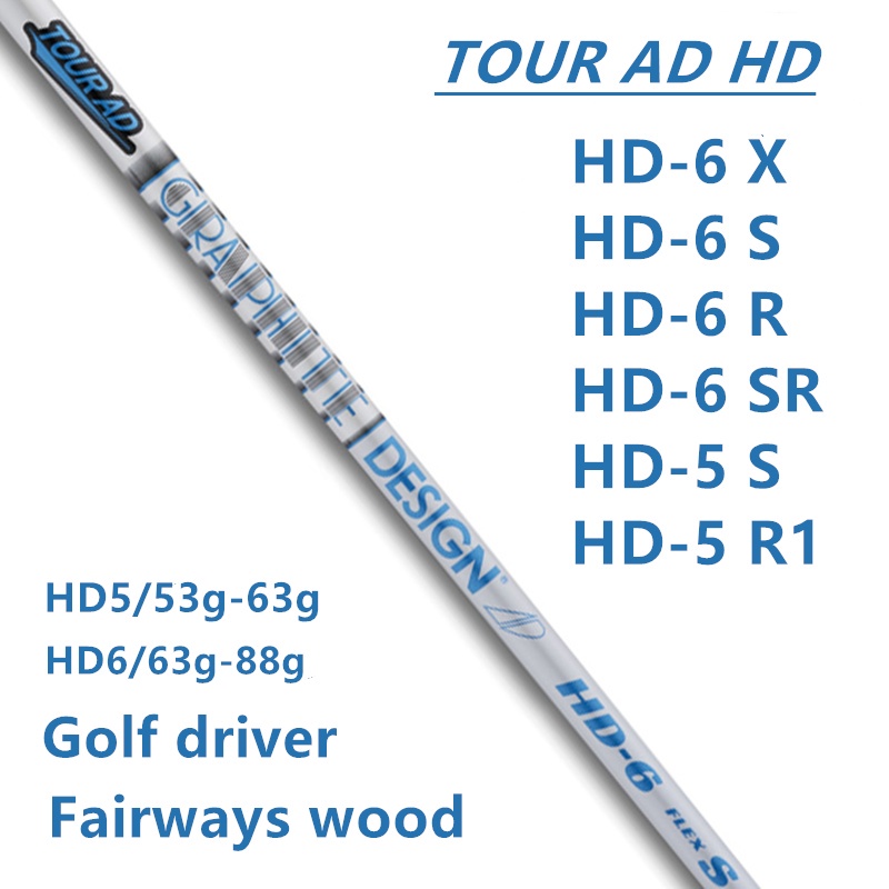 New Golf Shaft TOUR AD HD-5 / HD-6 Golf Drivers Shaft S / R / SR / X Flex Graphite Shaft Wood ...
