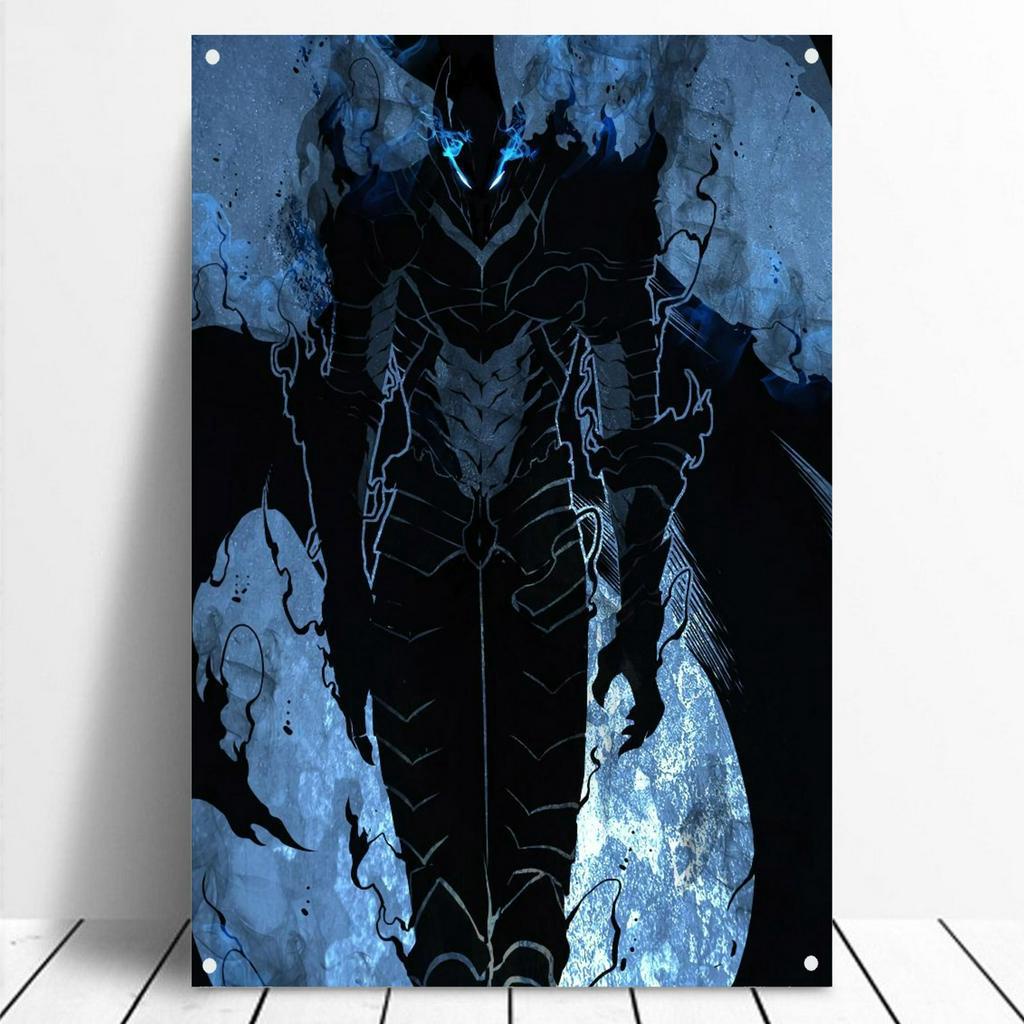 Solo Leveling Metal Poster Tv Shows Movie Game Anime Tin Sign Wall Art ...