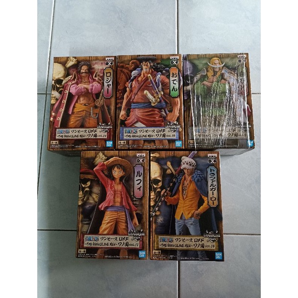 One Piece Dxf Roger,Oden,Whitebeard,Luffy,Law (Gold Sticker) | Shopee ...