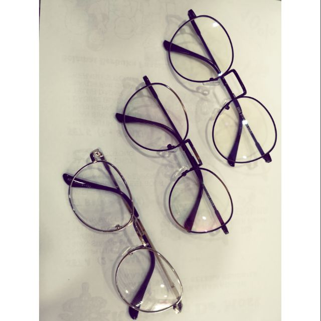 Metal round frame (korean look) | Shopee Malaysia
