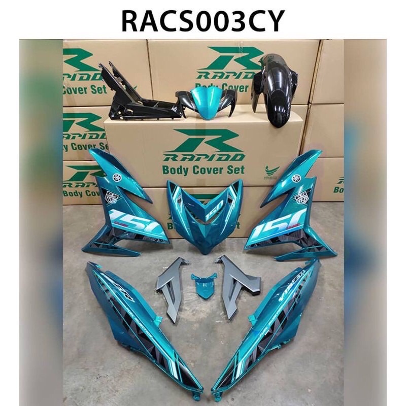 Rapido Cover Set Assembly Y15ZR V2 2019-2021 ysuku / y15 / y 15 / y150 ...
