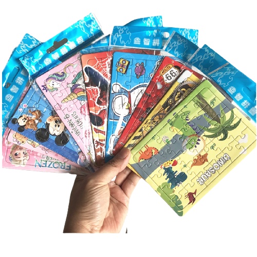 【BB】Kidsplay 30 pcs Paper Thin Puzzle Early Learning Cartoon Toys ...