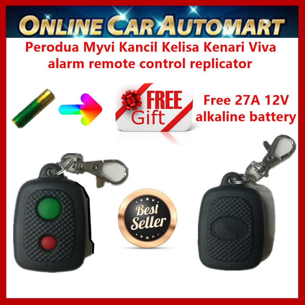 Perodua Myvi Kancil Kelisa Kenari Viva alarm RC replicator Remote ...