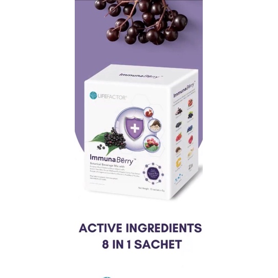 Life Factor ImmunaBerry 15’s exp 8/2026 Lifefactor | Shopee Malaysia