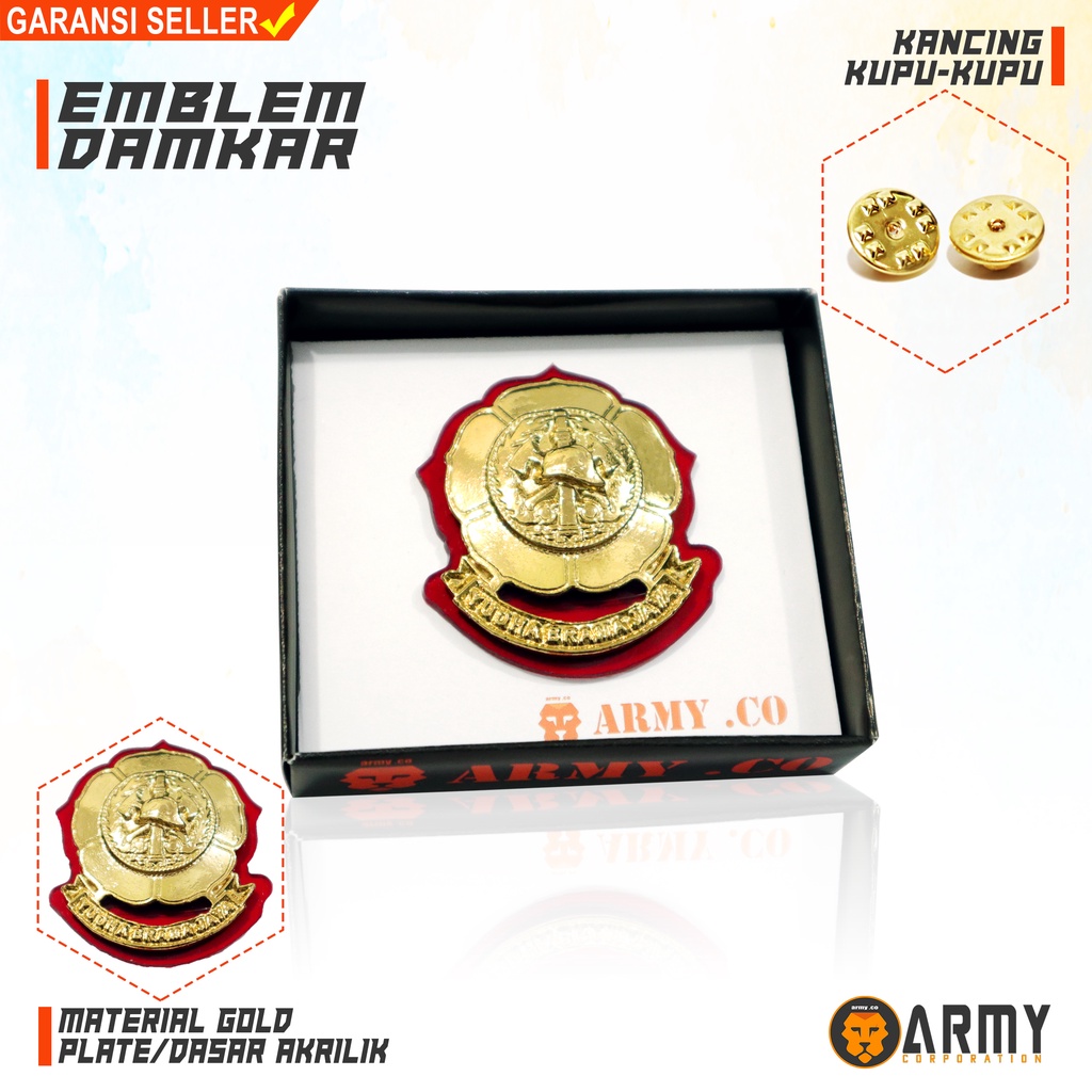 Damkar BERET EMBLEM/BREVET EXTINGUISH PIN | Shopee Malaysia