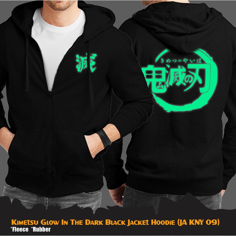 Kimetsu No Yaiba Konoha Jacket Glow In The Dark Hoodie (Ja Kny 09 ...