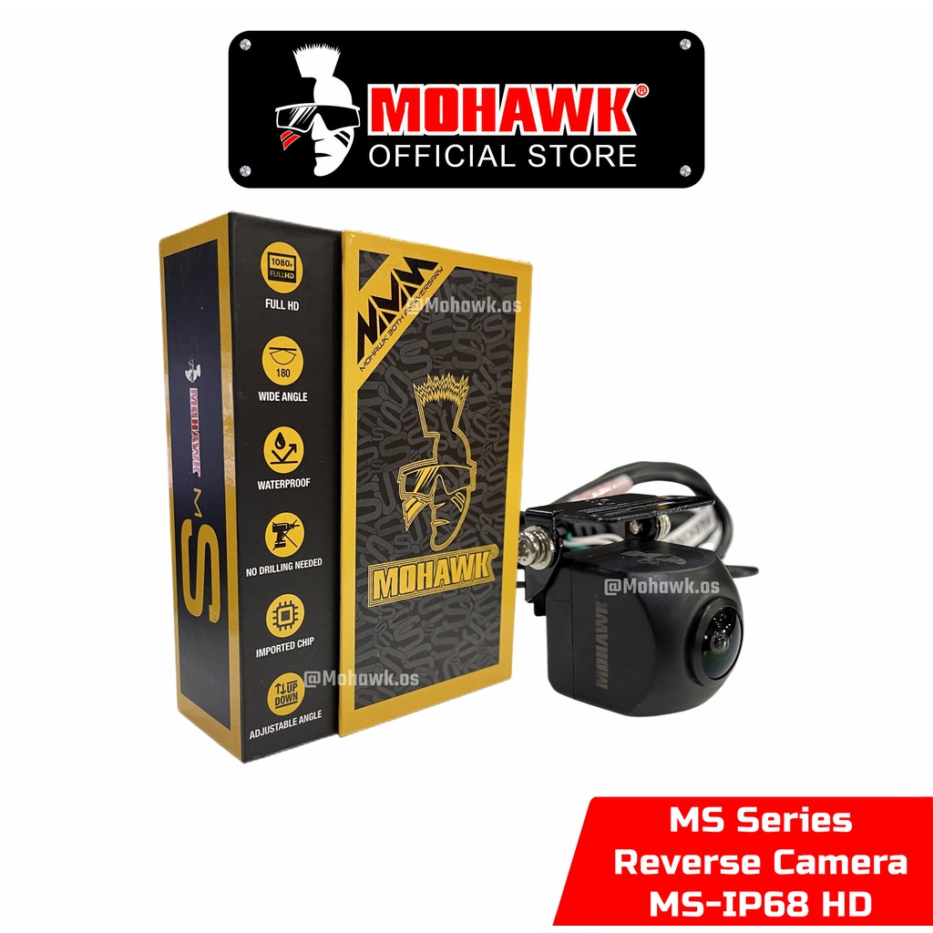Mohawk Full HD Reverse Camera MS Series MS-IP68 HD CCD Rear View Camera ...