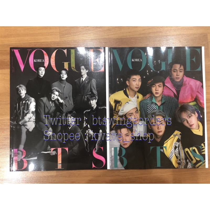 BTS VOGUE KOREA MAGAZINE JAN 2022 ISSUE | Shopee Malaysia