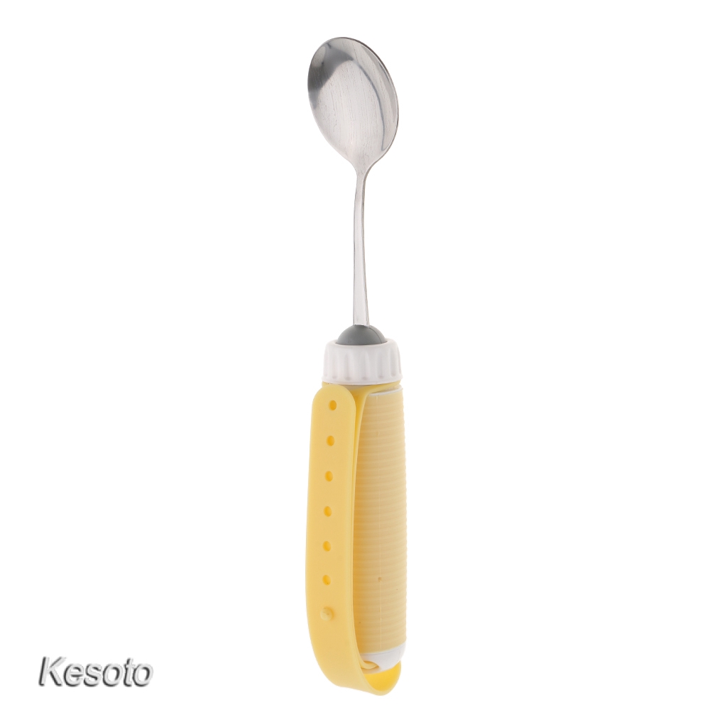 360 Rotatable Aid Spoon for Parkinson Trembling Hands Elderly | Shopee ...