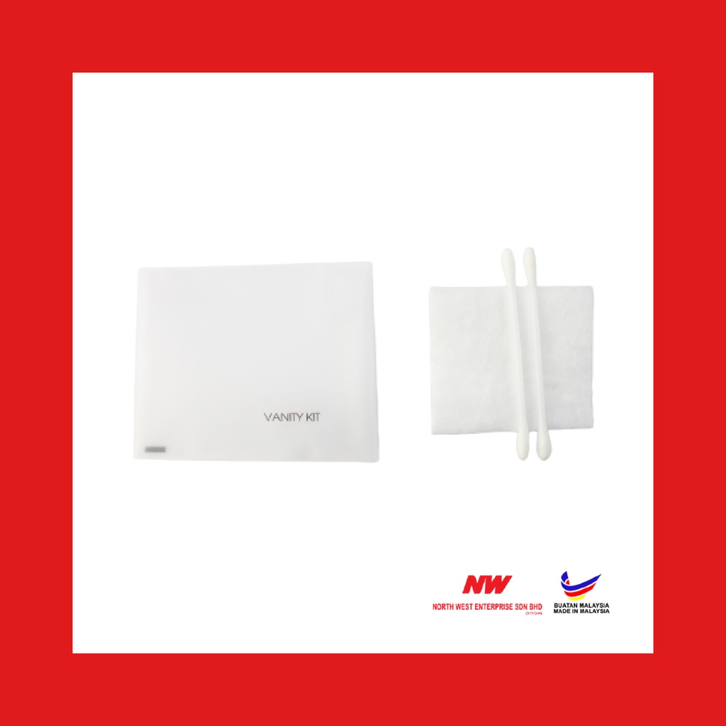 VANITY KIT - (50PCS) - COTTON SWAB/COTTON PAD/COTTON BUD IN CPE BAG ...