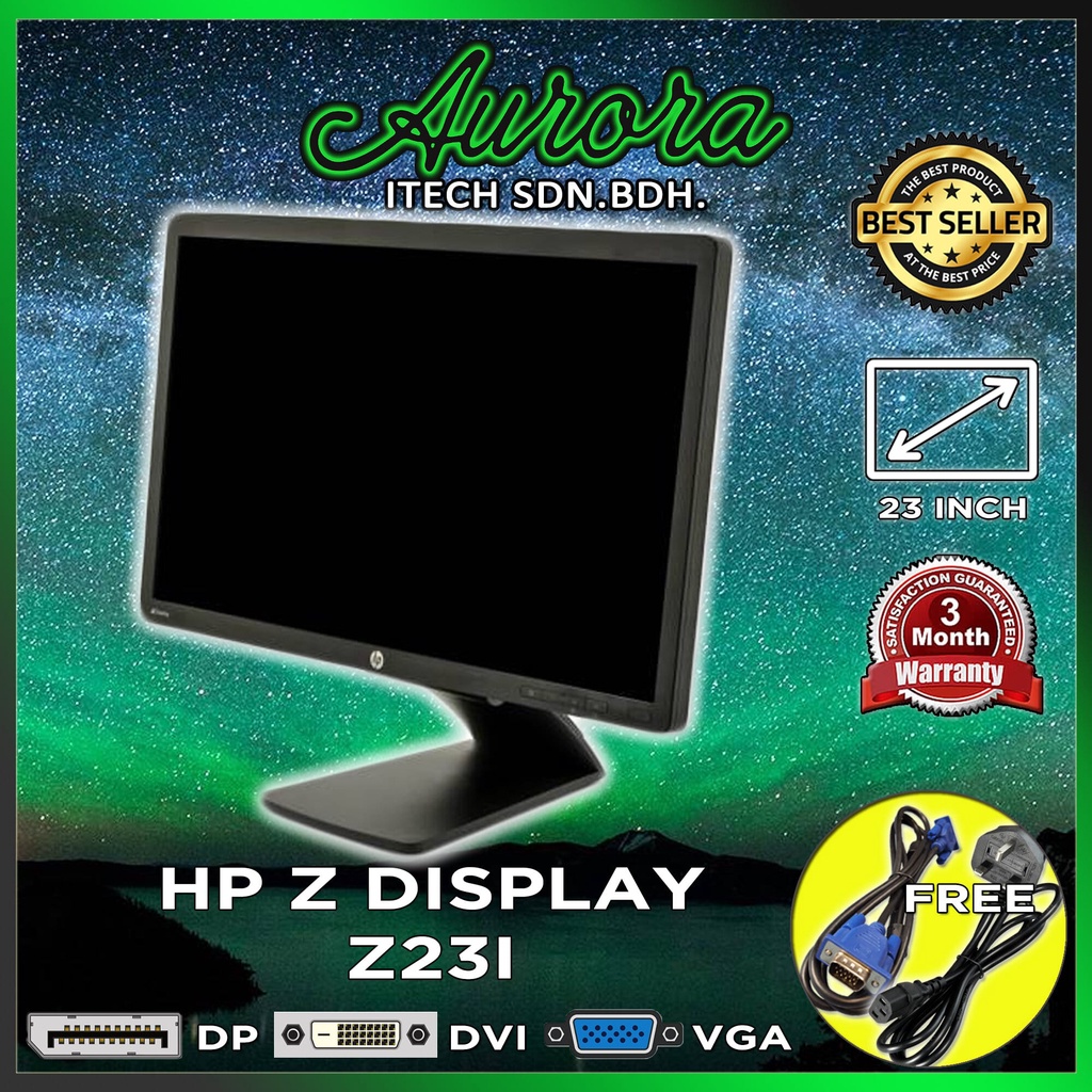 (REFURBISHED) GRADE A 23'' INCH LED SCREEN MONITOR HP Z DISPLAY Z23I ...