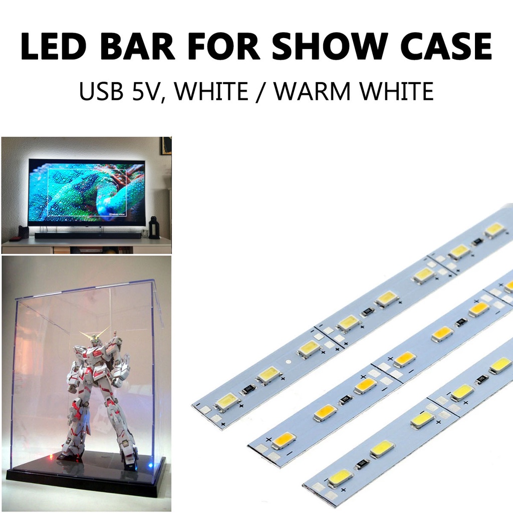 USB 5V LED Rigid Strip SMD5630 High Brightness LED Bar Light For TV ...
