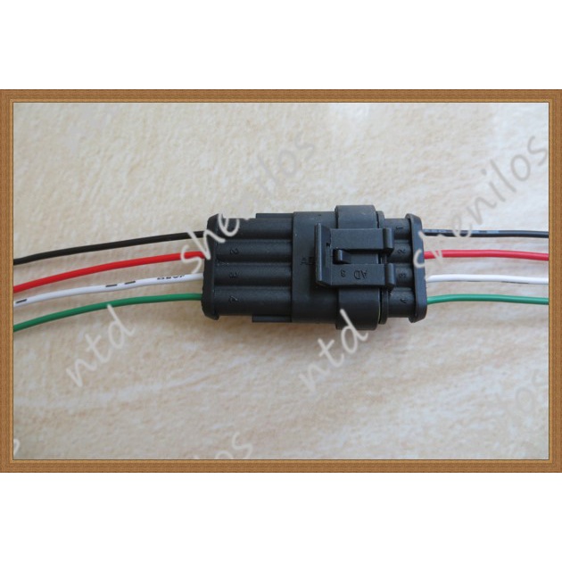 Waterproof Connector/4-Pin Waterproof Connector With Cable | Shopee ...