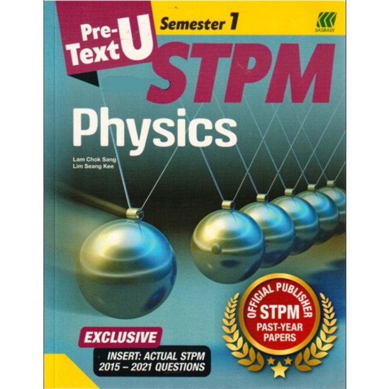 [STPM Text/Textbook] Sasbadi Pre-U Text - STPM Physics (Semester 1 ...