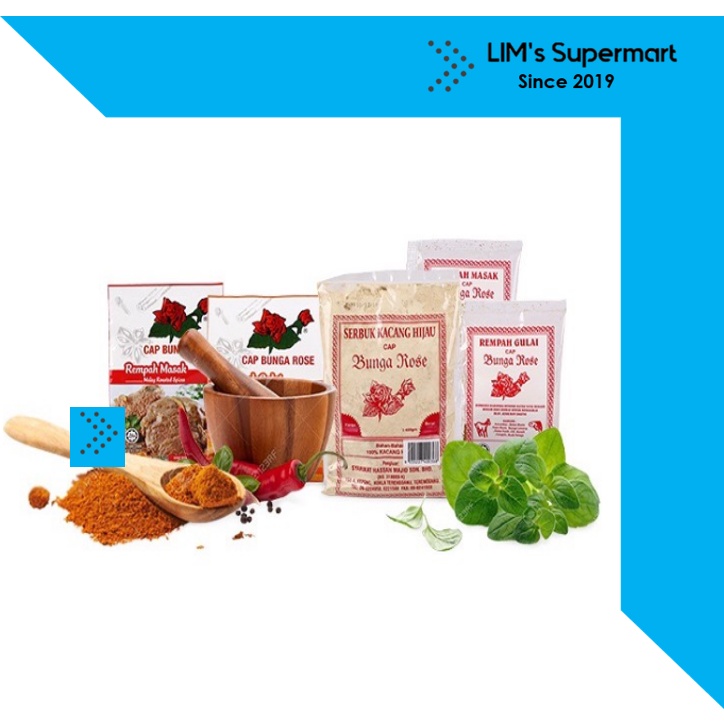 Rempah Gulai / Masak Cap Bunga Ros | Shopee Malaysia