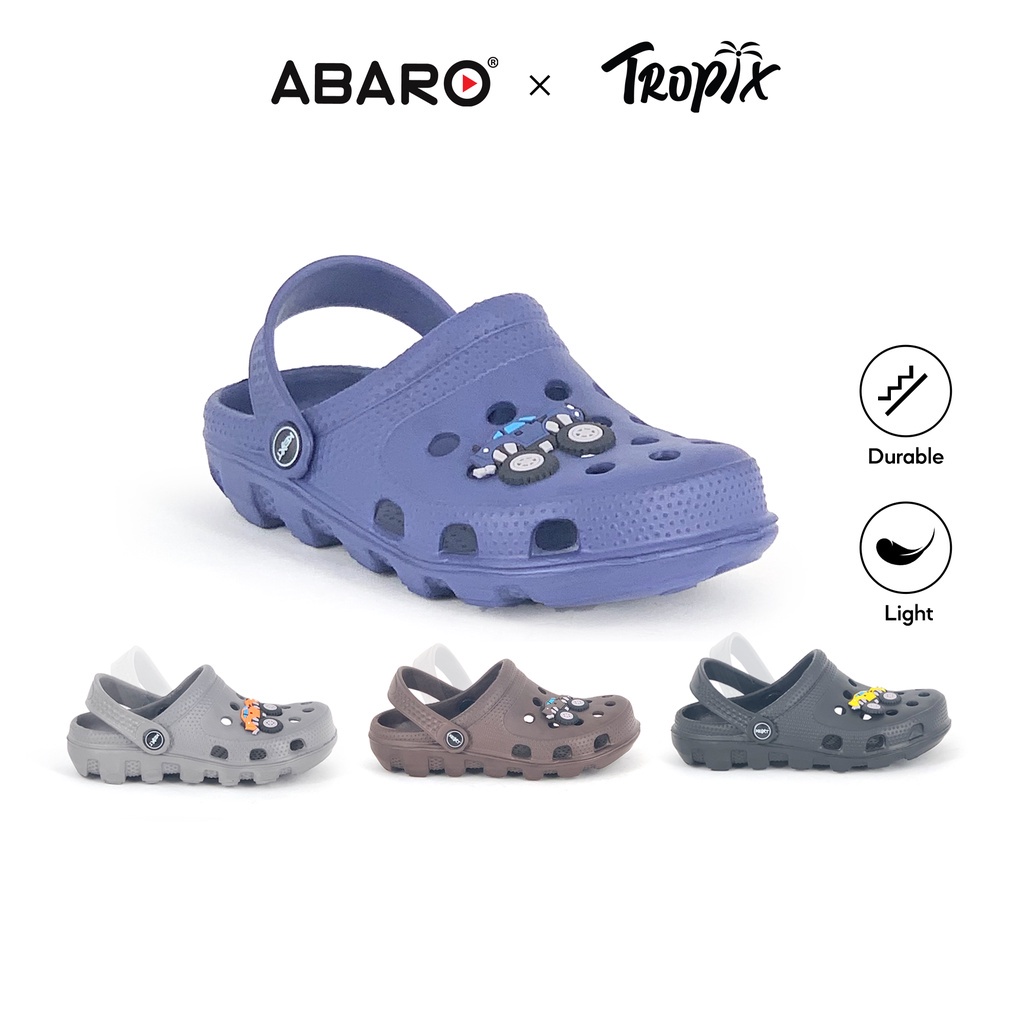 ABARO Super Light Comfy Tropix ESA543C1 Kids Mule Clogs Shoes/Kids ...