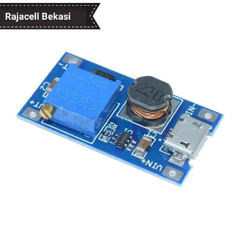 Mt3608 Micro USB DC DC Step Up Power Module Booster Converter 2 28V 2A | Shopee Malaysia