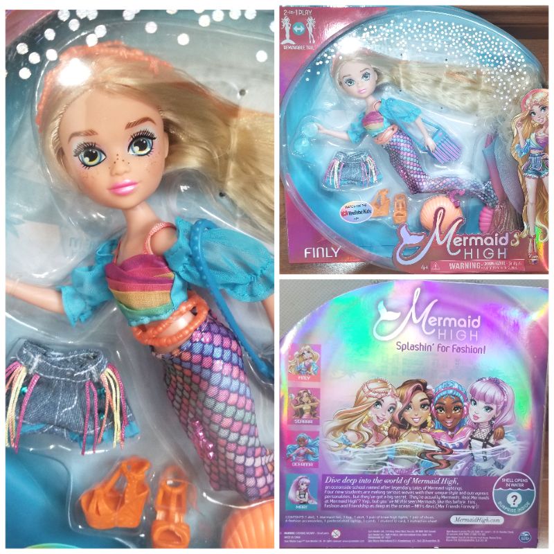 Mermaid High FINLY Doll - USA (100% new authentic) | Shopee Malaysia