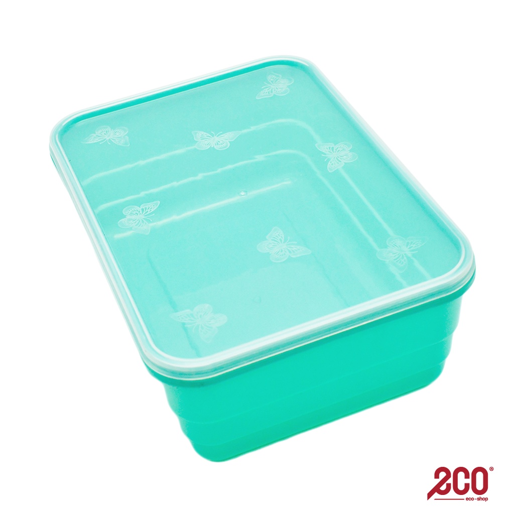 Eco Shop Rectangle Food Container/Food Storage Box (23cm x 16.5cm x 8 ...