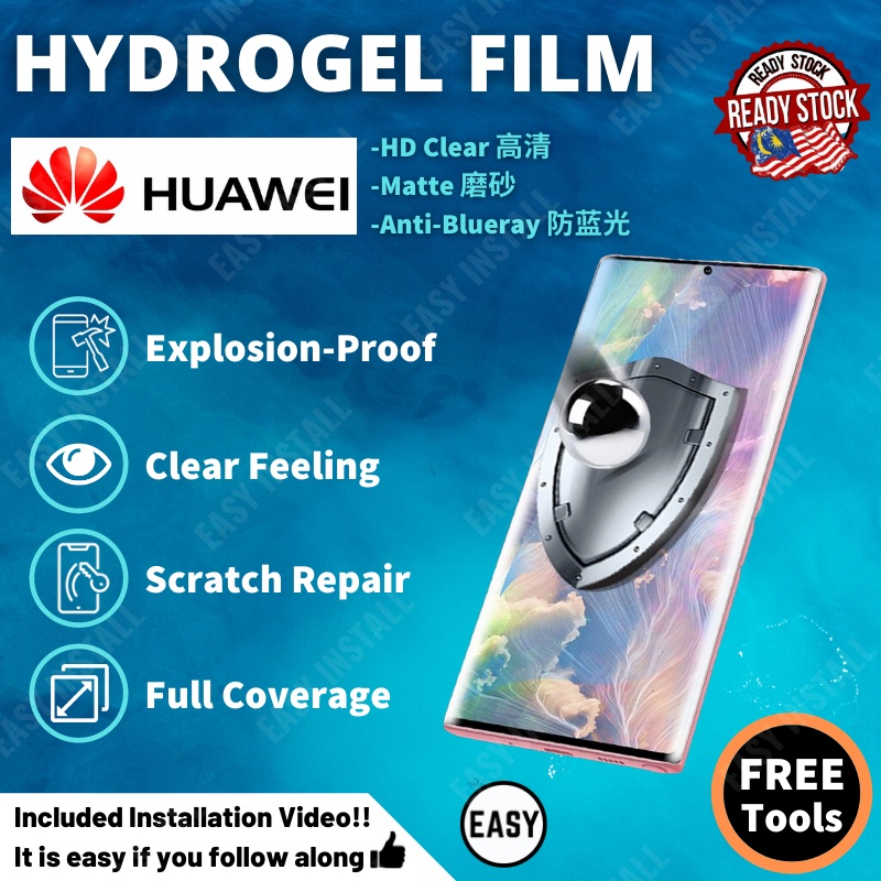 HUAWEI Y5 Y5lite Y5p Y3II Y635 Y625 [all Y series] Hydrogel Screen ...