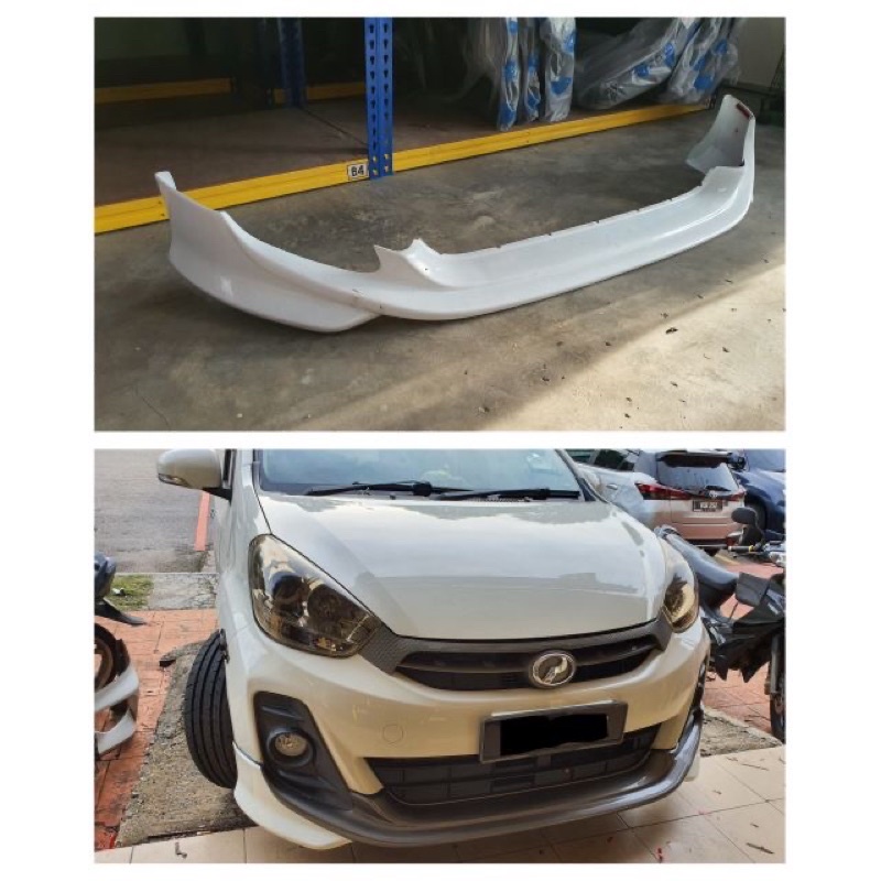Myvi Extreme Front Bumper Lower Skirt (ABS) | Shopee Malaysia