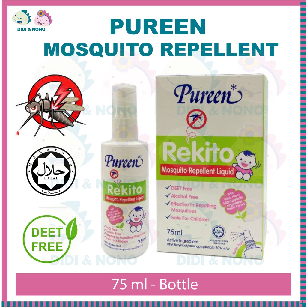 Pureen Rekito Mosquito Repellent Liquid (75ml) | Shopee Malaysia