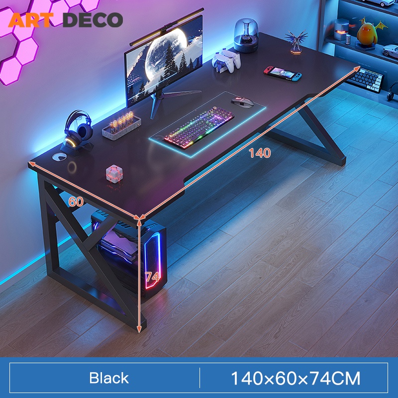 Meja Gaming 160CM Gaming Table Computer/PC/Study Office Table Meja ...