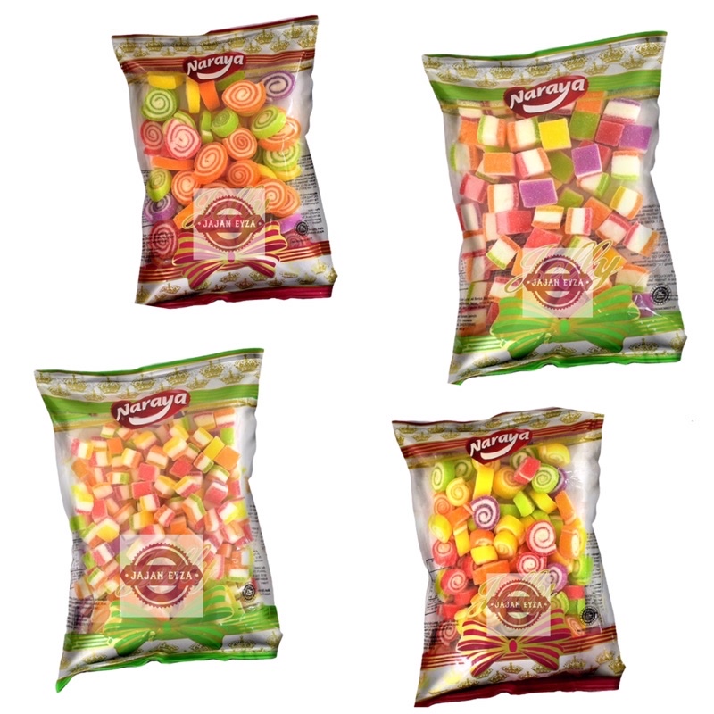 Naraya JELLY 400gr/NARAYA JELLY SANDWICH And NARAYA JELLY ROLL/YUPI ...